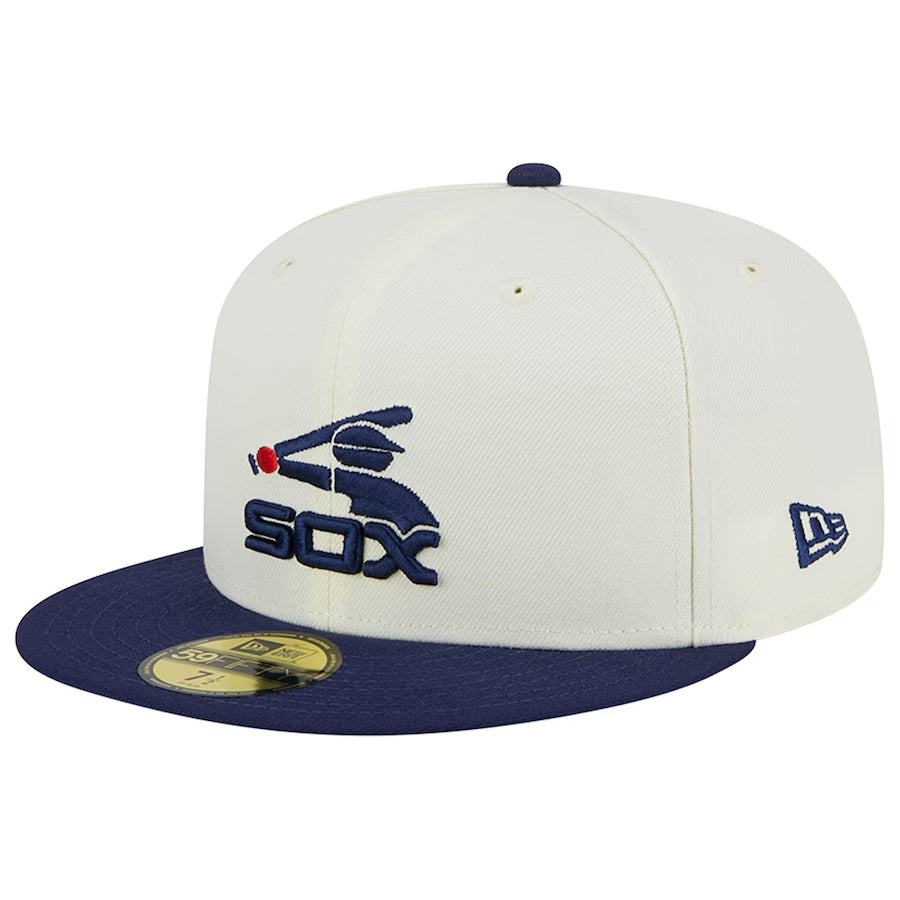59Fifty Chicago White Sox Retro 50th Anniversary 2-tone White/Navy - G – Burdeens Chicago