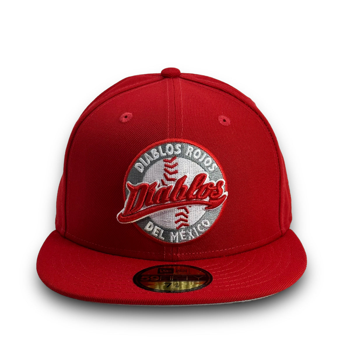 59Fifty Diablos del Mexico LMB Liga Mexicana del Beisbol Red - Grey UV ...