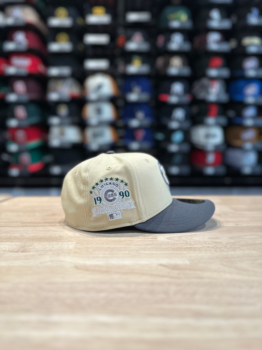 59Fifty Chicago Cubs 1990 All Star Game 2-Tone Vegas Gold/Graphite - S ...