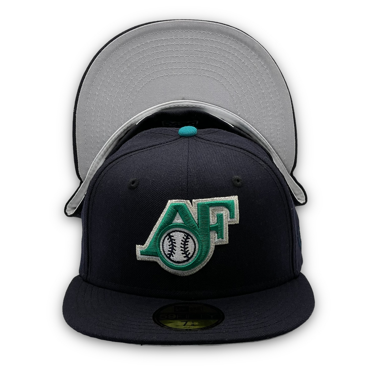 59Fifty MiLB Appleton Foxes Navy Retro Wool - Grey UV – Burdeens Chicago